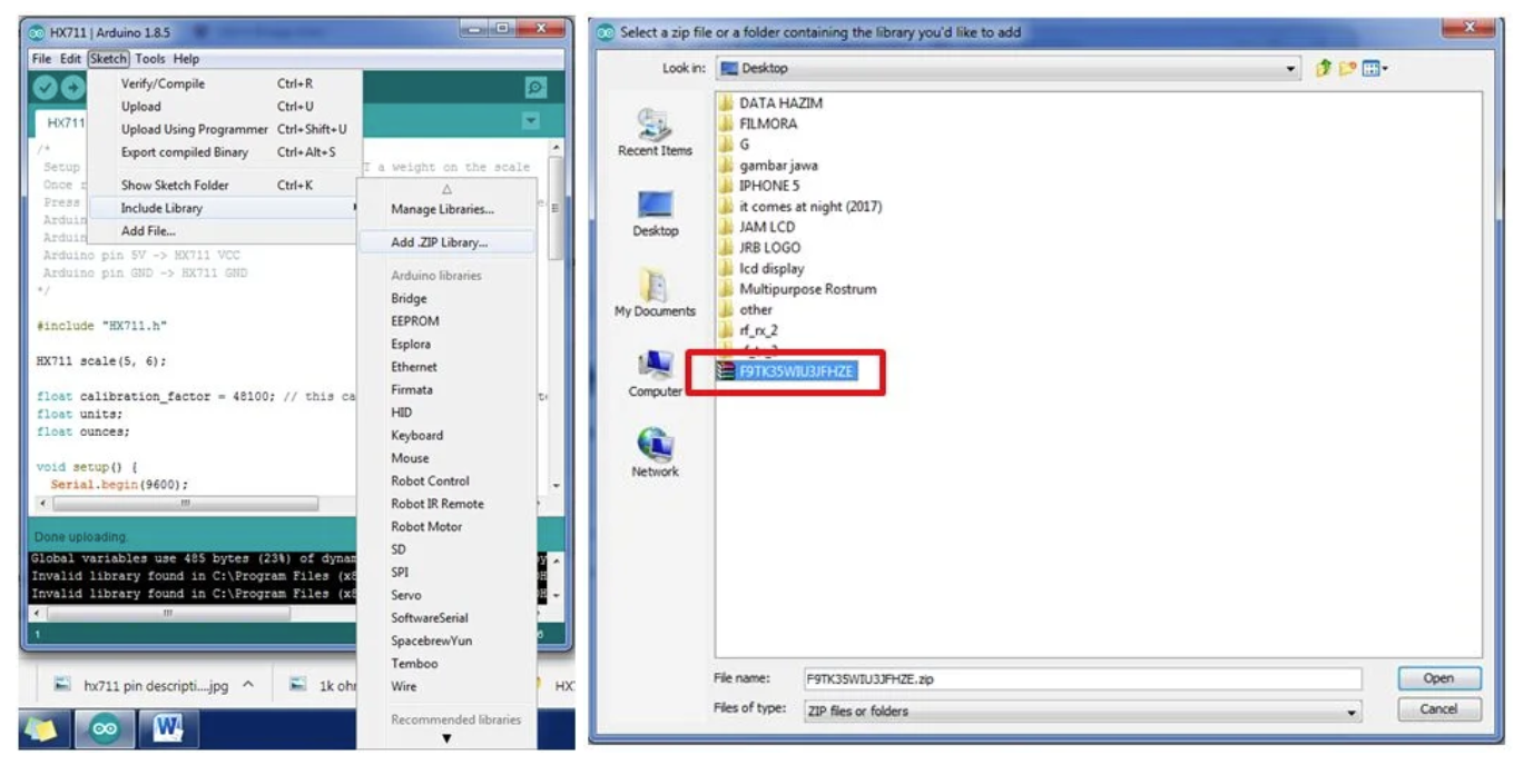 Interfacing the HX711 with a 50Kg Load Cell